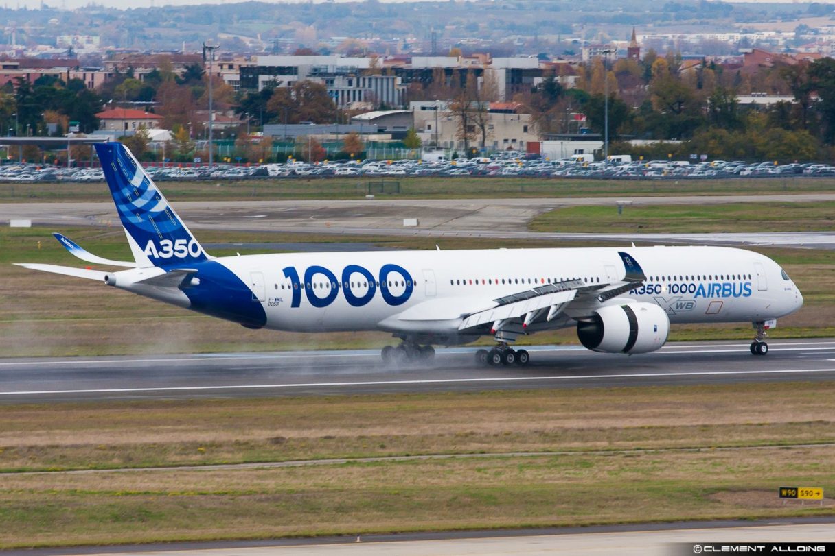 VIDEO : décollage et premier vol de l’Airbus A350-1000 à Toulouse ...
