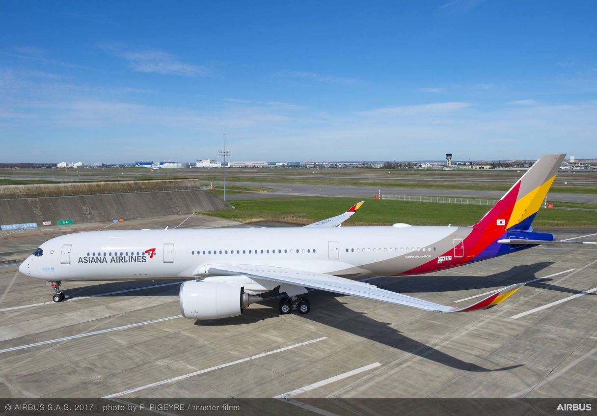 Asiana Airlines reçoit son premier A350-900 – ACTU AERO /// l'actualité ...