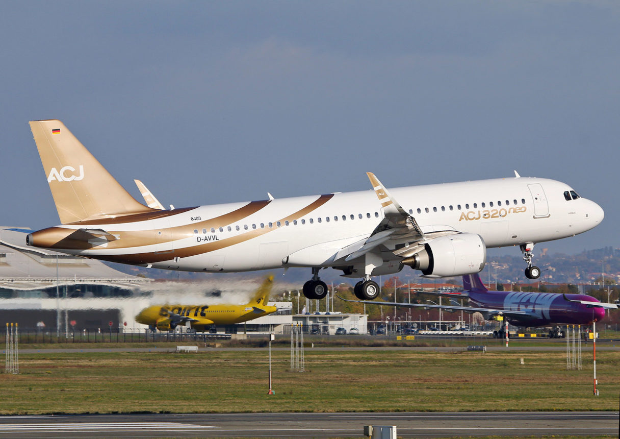 Airbus : l’ACJ320neo décolle pour la première fois – ACTU AERO /// AAF