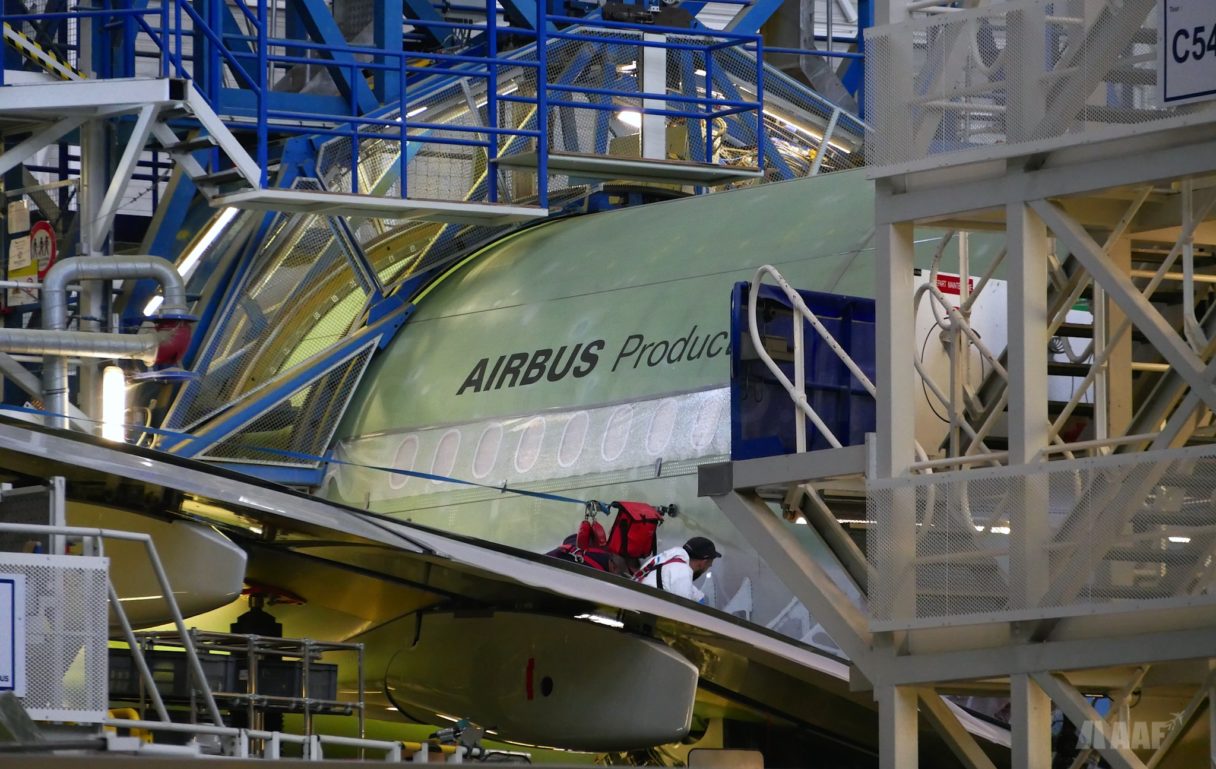 Airbus : montée en cadence de la FAL A320 et finition d’A350 en Chine ...